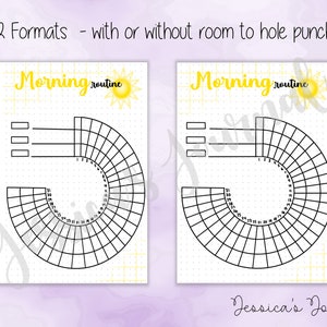 DIGITAL DOWNLOAD | PDF | Morning Routine Tracker | Jessica's Journal ...