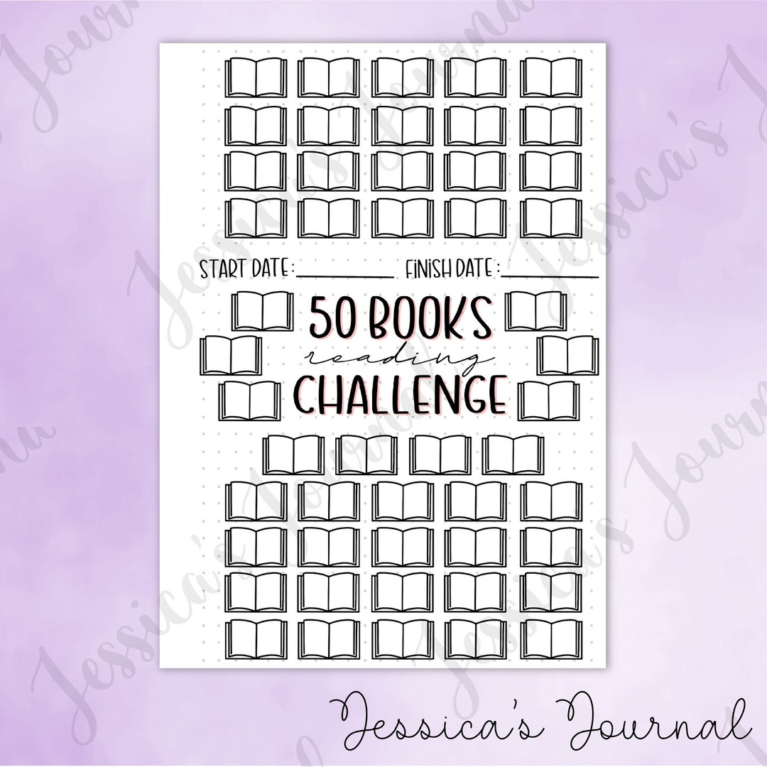 DIGITAL DOWNLOAD | PDF | 50 Books Reading Challenge | Jessica's Journal ...