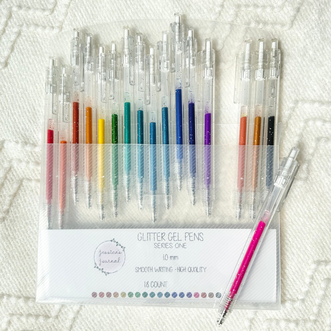 Glitter Gel Pens | 20 Count | Series 1, 2 - Etsy