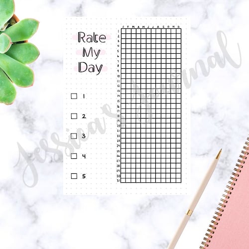 DIGITAL DOWNLOAD PDF Birthday Countdown Bullet Journal - Etsy