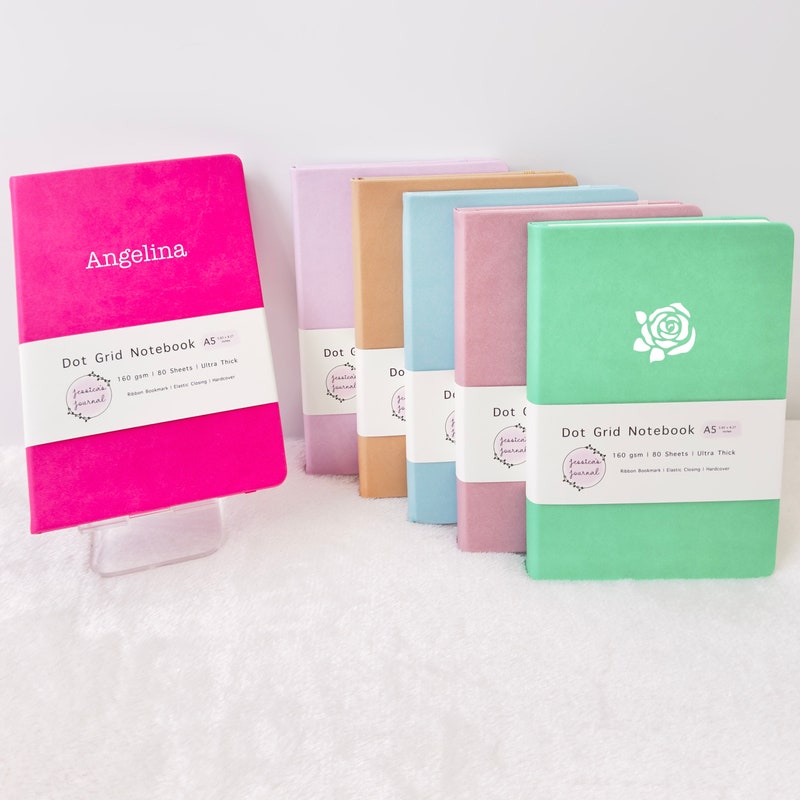 Dot Grid Notebook Etsy