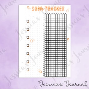 DIGITAL DOWNLOAD | PDF | Yearly Soda Tracker | Jessica's Journal Spread ...