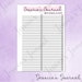Screen Time Tracker Jessica's Journal Spread - Etsy