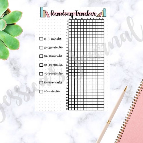 DIGITAL DOWNLOAD PDF Screen Time Tracker Bullet Journal - Etsy