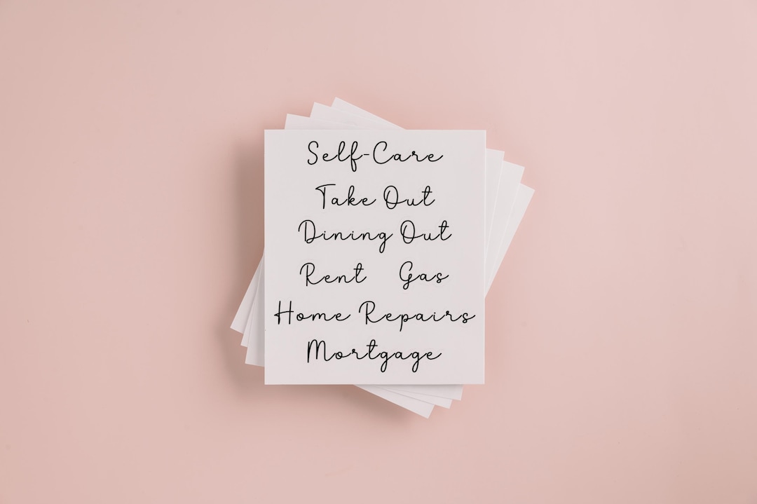 Cash Stuffing Envelope Labels, Budget Binder Stickers, Budgeting ...