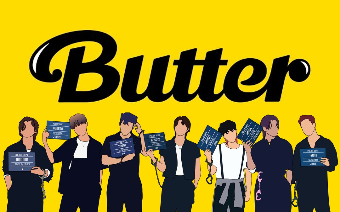 BTS Butter Poster OT7 - Etsy