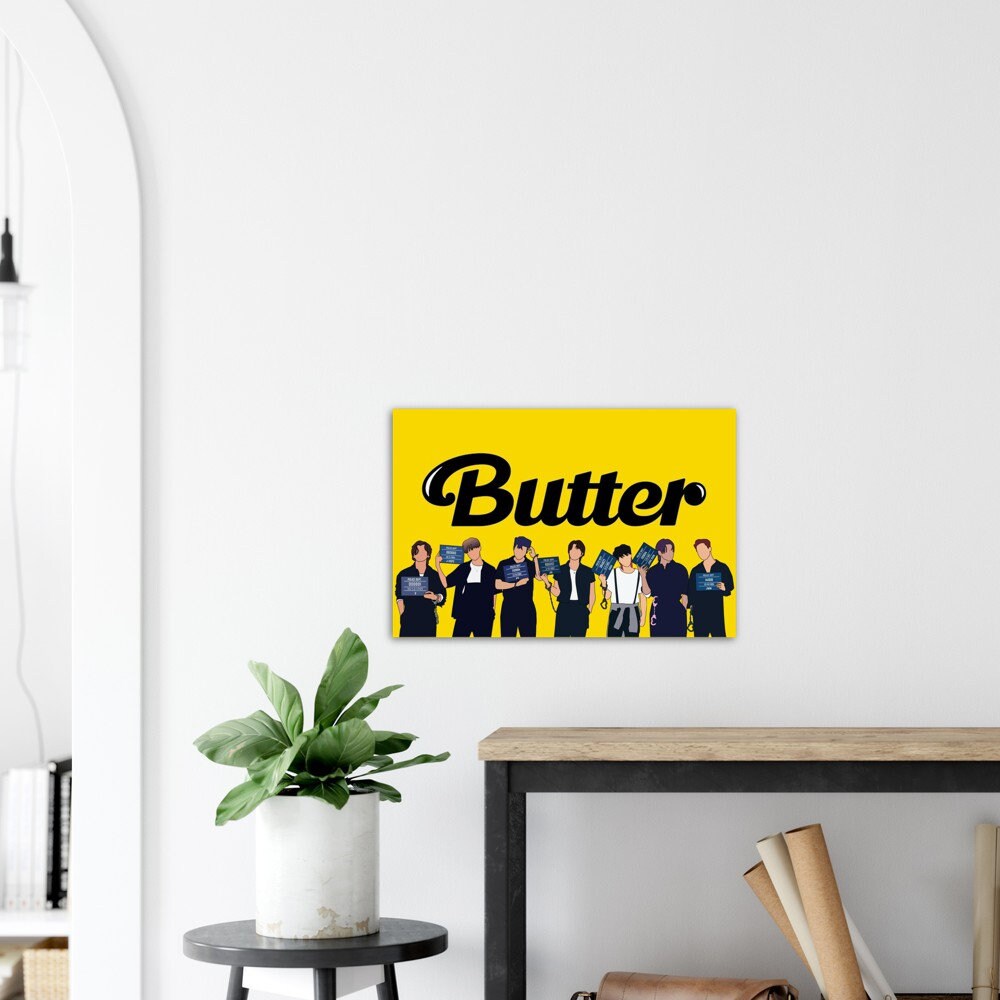 BTS Butter Vector Poster Handcuff/jail Version - Etsy