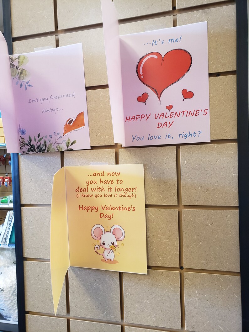 Jumbo Customizable Valentine's Day Cards - Etsy