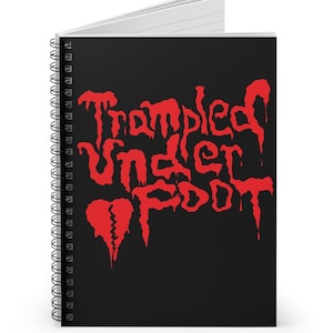 Led Zeppelin Trampled Under Foot Spiral Notebook - Ruled Line - Etsy