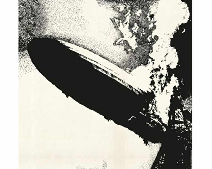 Led Zeppelin I Exploding Album Cover Poster, Vintage Copy Print - Etsy