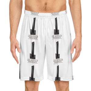 Men's Led Zeppelin Presence the Object Basketball Shorts, Unisex ...