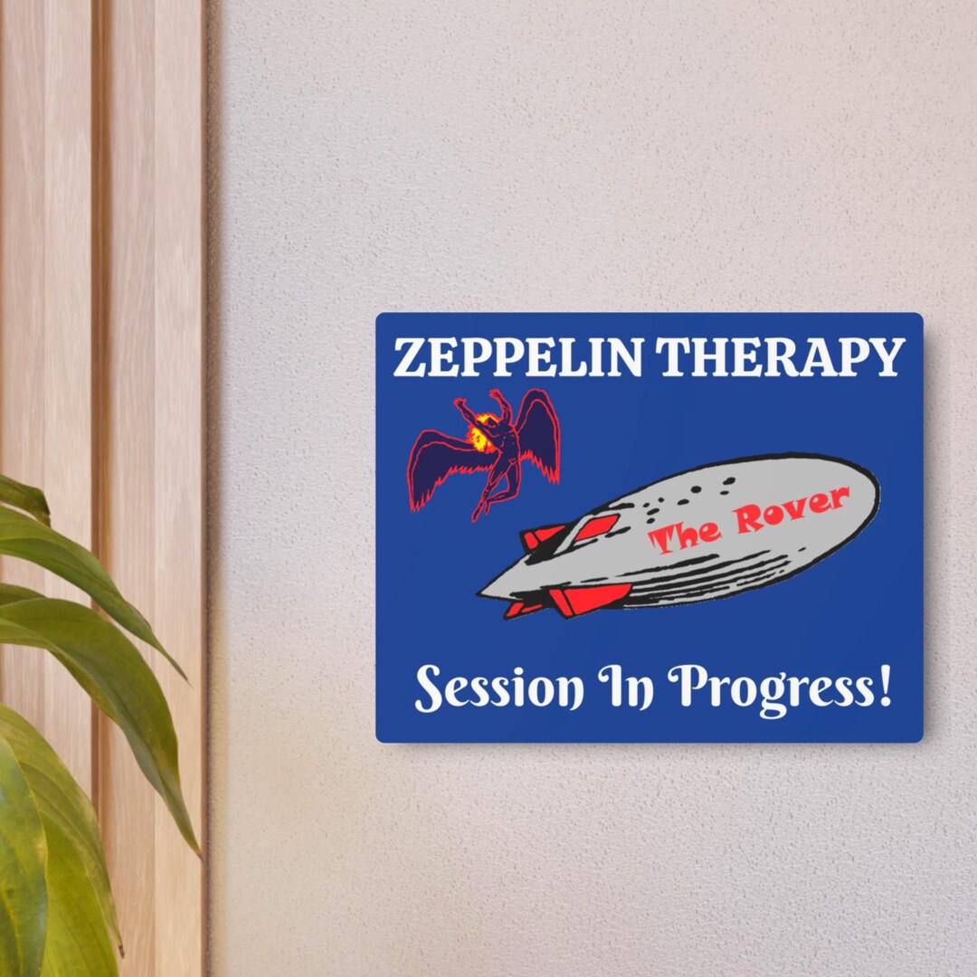 Led Zeppelin Metal Art Sign, Rock Band Music Decor - Etsy Australia