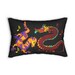 Led Zeppelin Dragons Lumbar Pillow, Gothic Pagan Decor (20x14) - Etsy