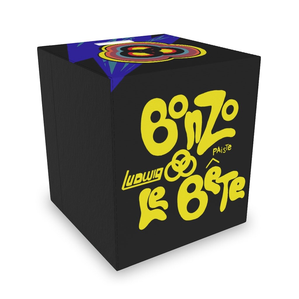 Collapsible bonzo Bonham Felt Storage Box, John Bonham Symbol Storage ...