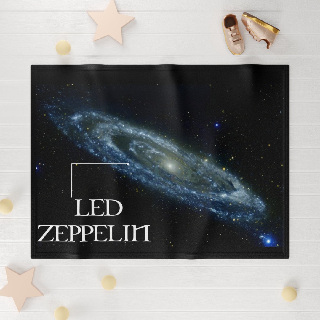 Soft Fleece Led Zeppelin Universe Blanket, Infant Fleece Rock Band ...