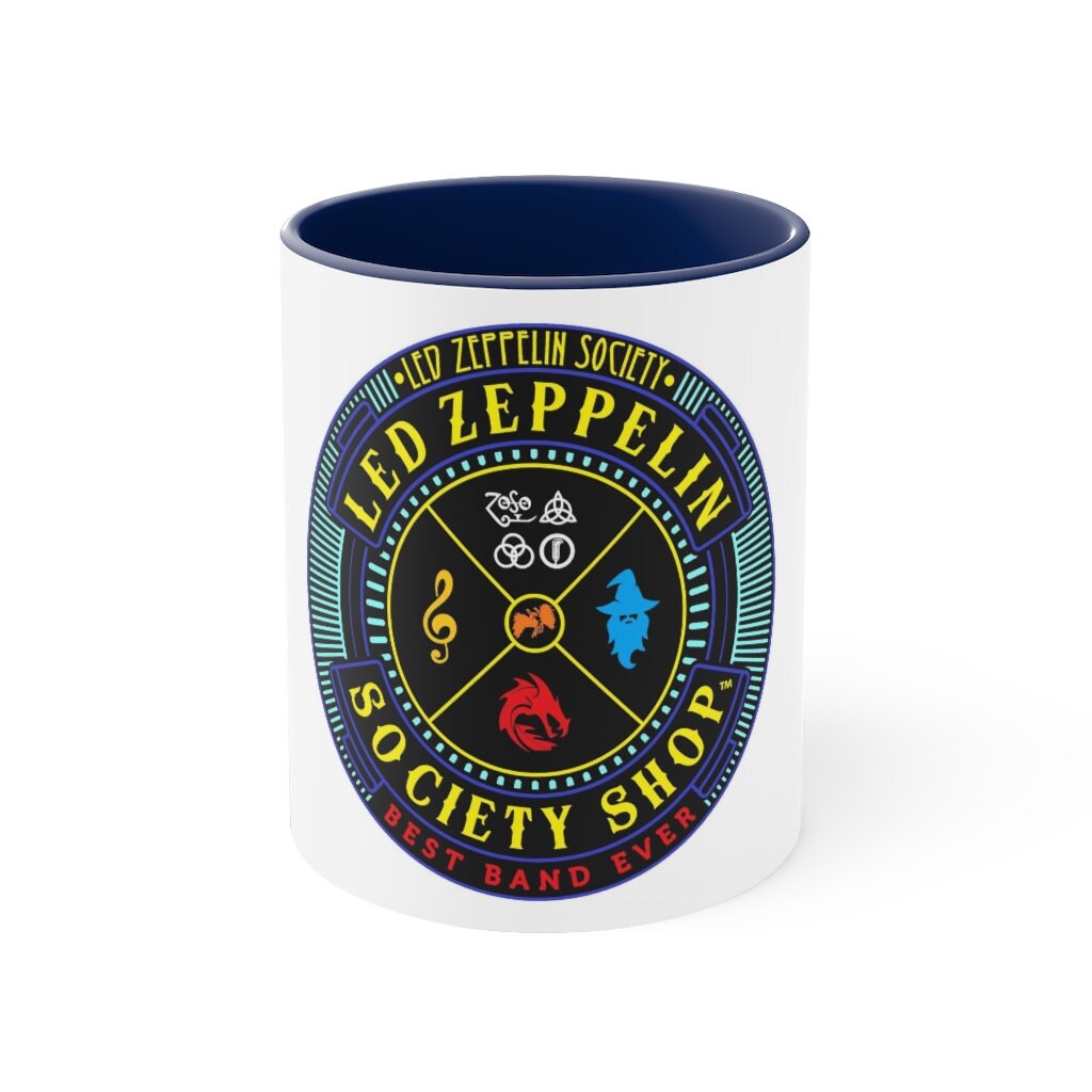 Accent Coffee Mug Led Zeppelin Coffee Cup 11oz Colorful - Etsy