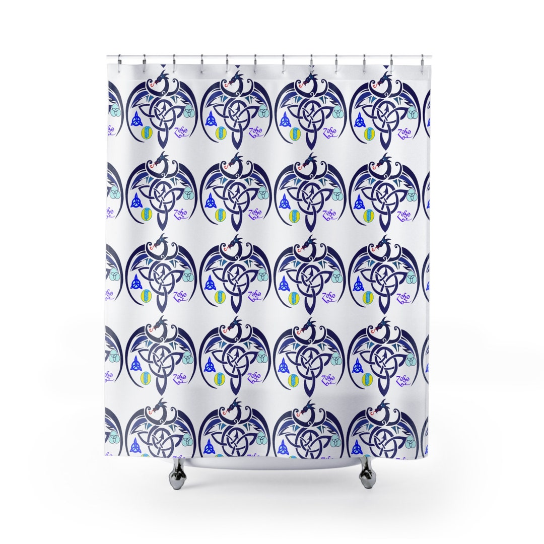 Dragon Led Zeppelin Sigils Shower Curtain Classic Rock Band - Etsy Dragon Led Zeppelin Sigils Shower Curtain Classic Rock Band - Etsy