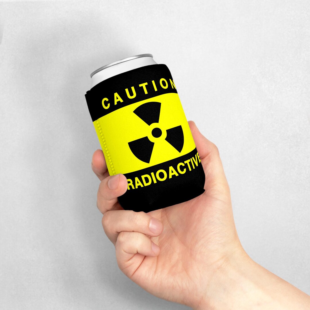 Radioactive Symbol Can Cooler, Novelty Drinkware - Etsy