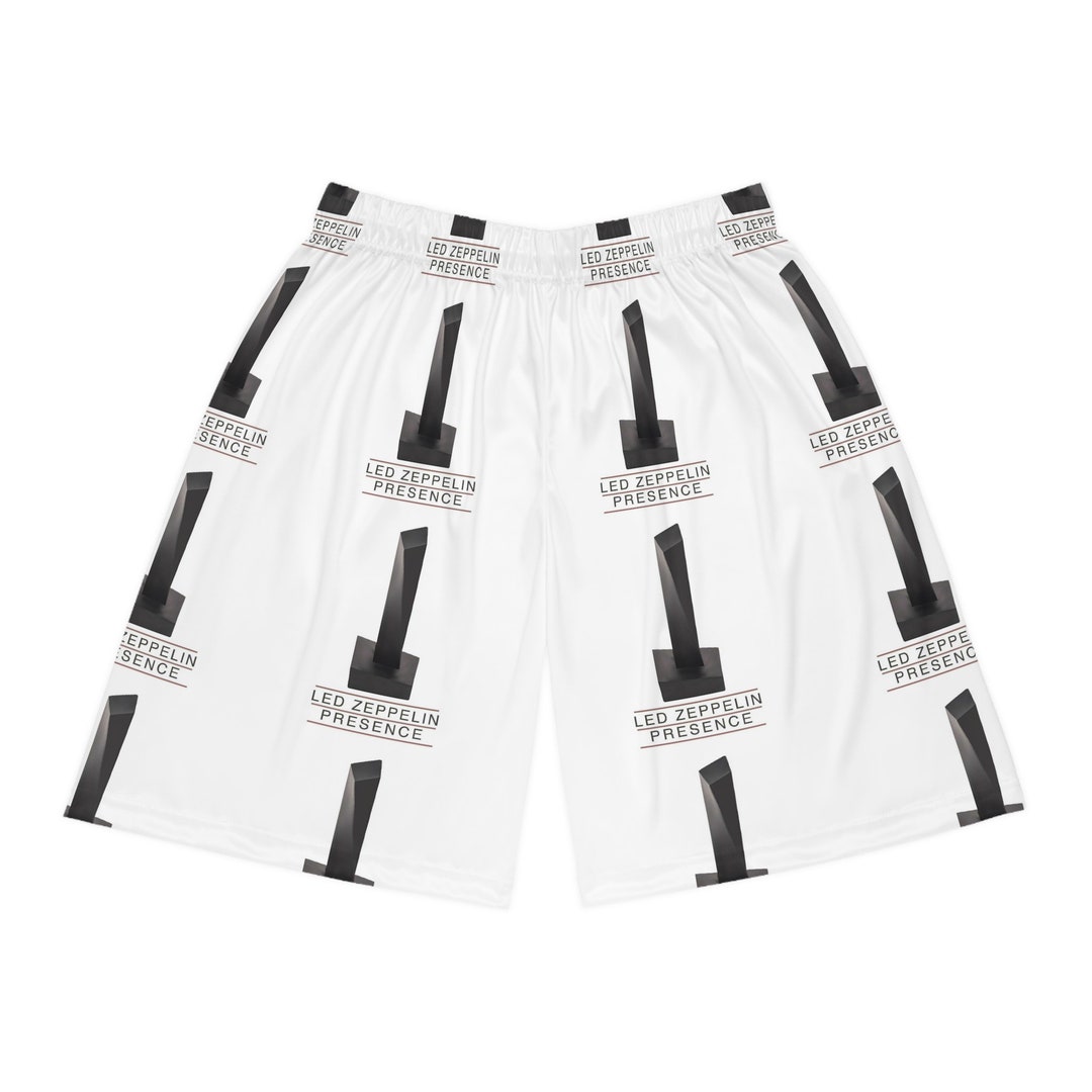 Men's Led Zeppelin Presence the Object Basketball Shorts, Unisex ...