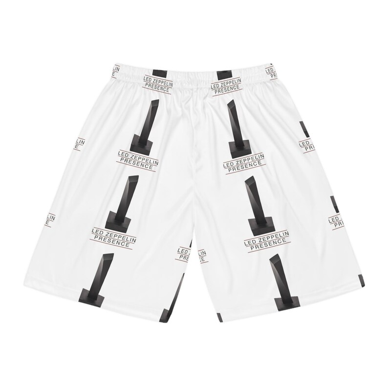Men's Led Zeppelin Presence the Object Basketball Shorts, Unisex ...