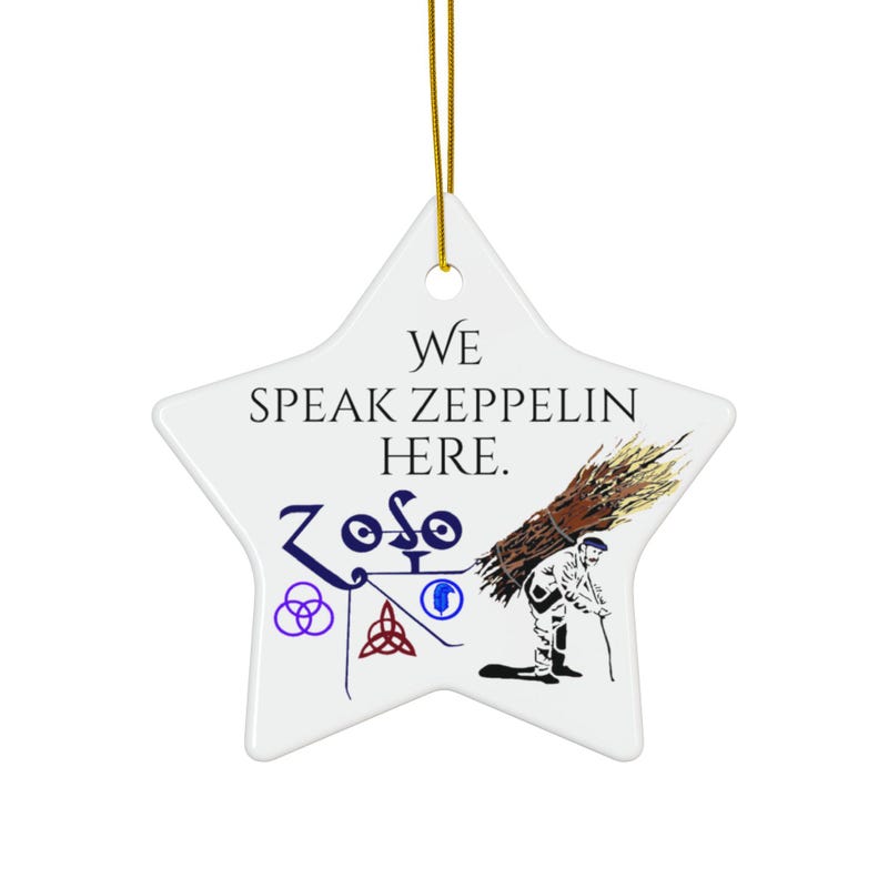 Zeppelin Tree Ornament - Etsy