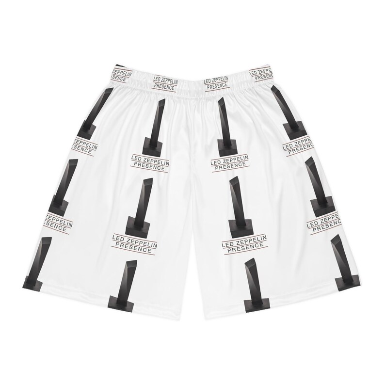 Men's Led Zeppelin Presence the Object Basketball Shorts, Unisex ...