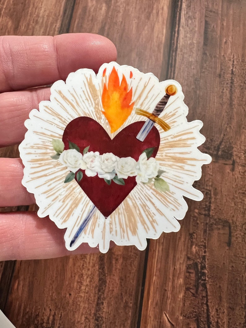 Immaculate Heart of Mary Sticker I Catholic Sticker I Immaculate Heart ...