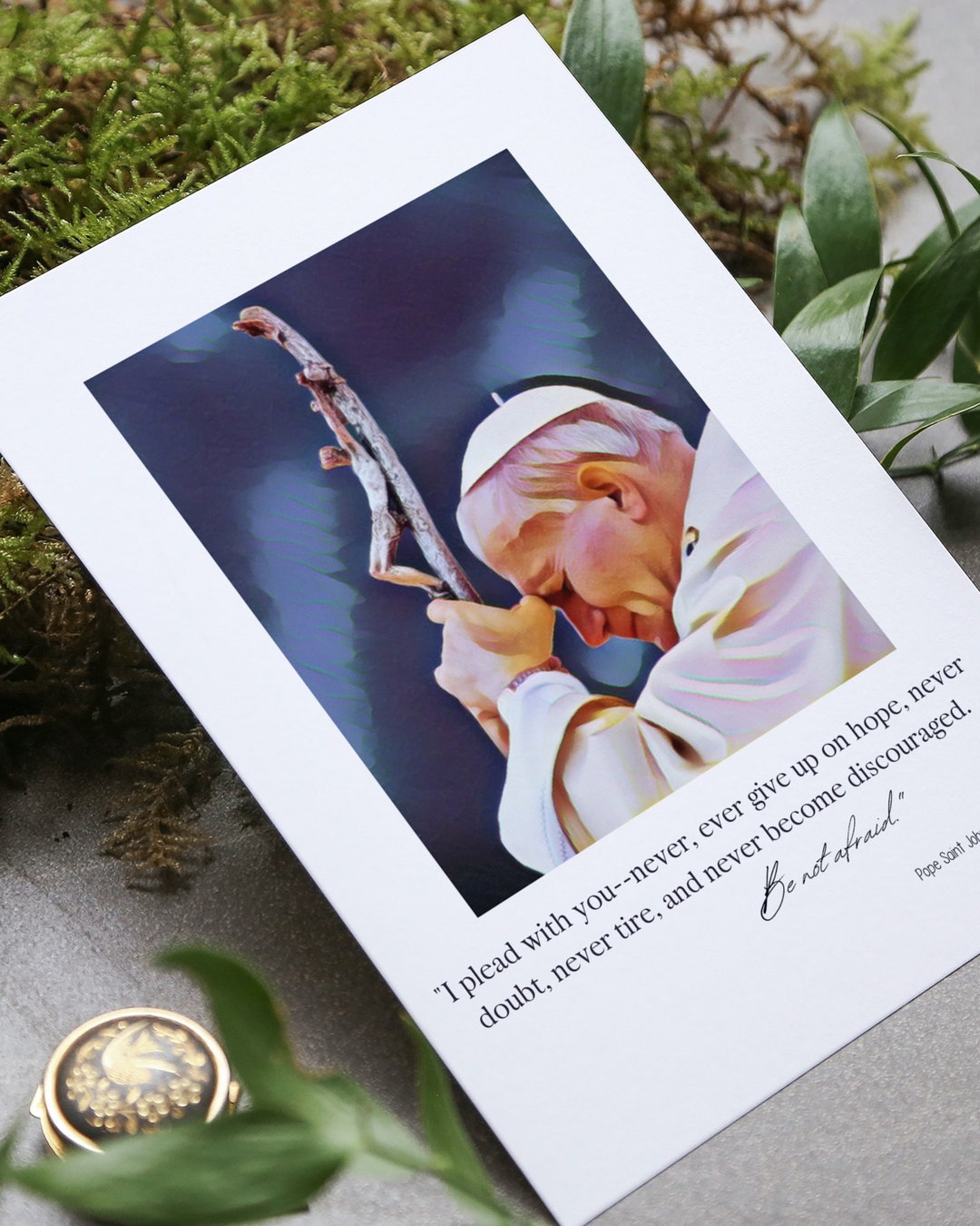 JP2 Print | Catholic Print | Catholic Art | 8x10 | Physical Print ...