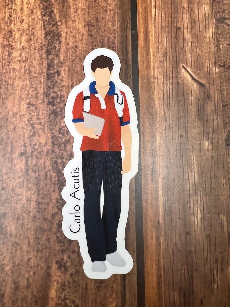 Saint Carlo Acutis Sticker I First Millennial Saint Sticker I Catholic ...