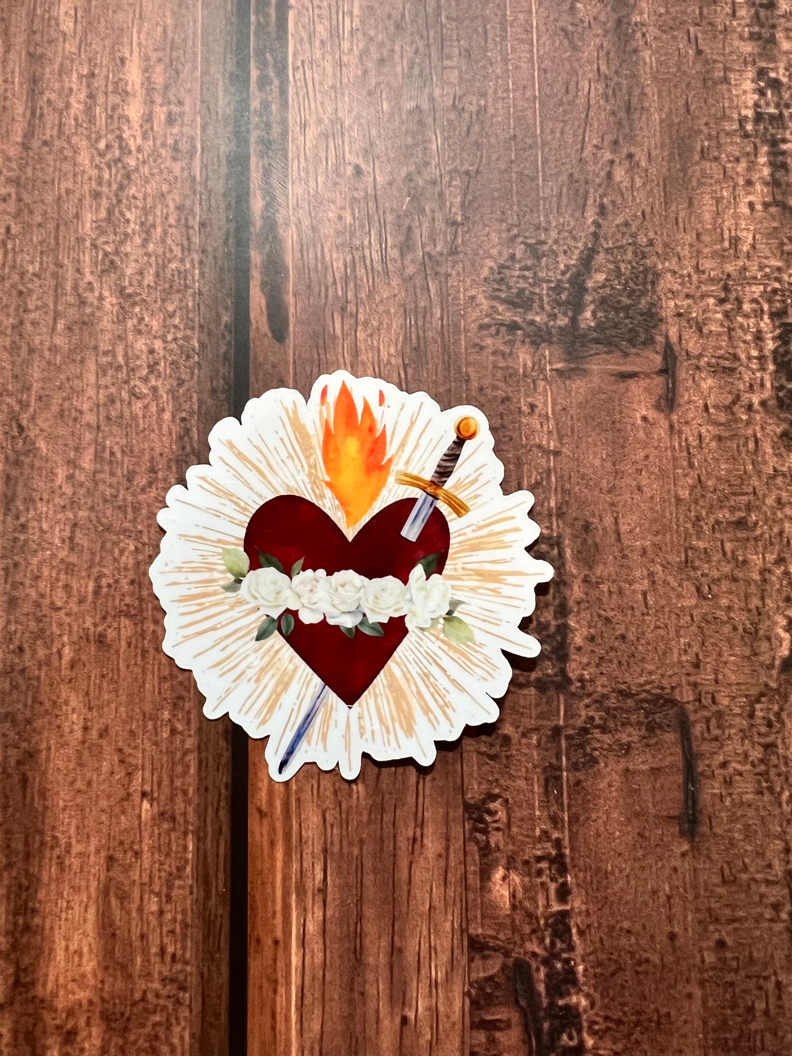 Immaculate Heart of Mary Sticker I Catholic Sticker I Immaculate Heart ...