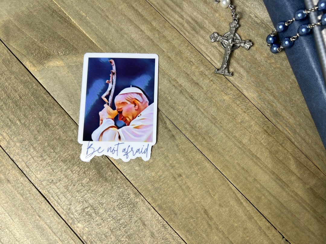 Saint Pope John Paul II Sticker I Catholic Sticker I Pope JP2 Sticker I ...