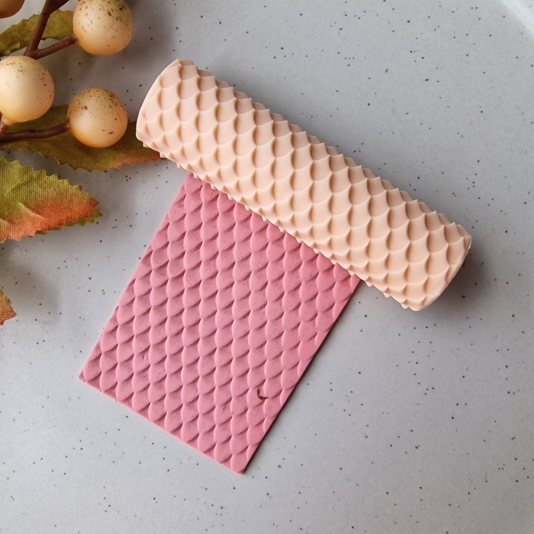 Dragon Clay Texture Roller, Dragon Skin Embosser Clay Roller, Polymer ...
