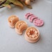 Floral Moon Phase Clay Cutters, Boho Moon Polymer Clay Cutter, Clay ...