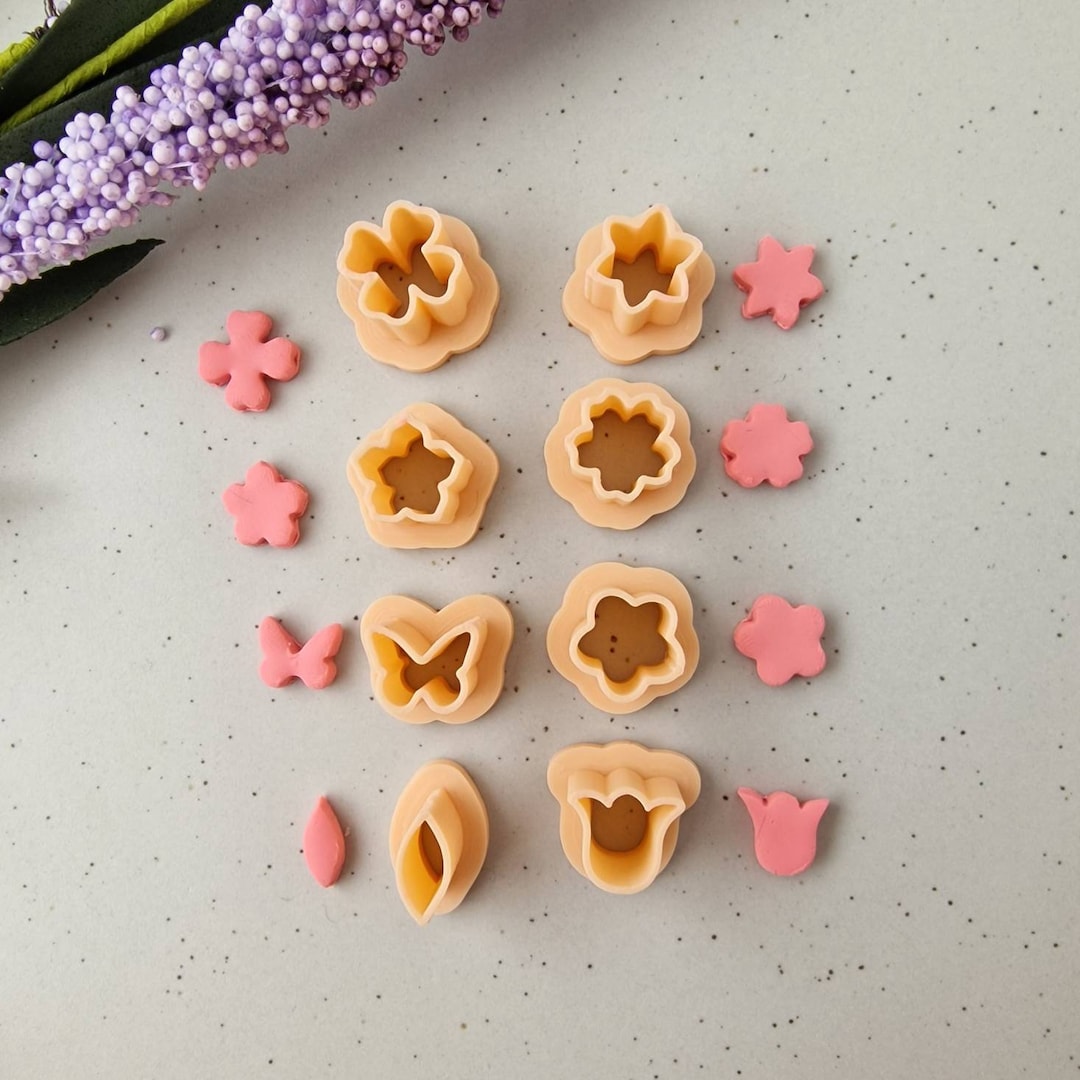 Mini Spring 10mm Polymer Clay Cutter, Clay Cutter, Flowers Clay ...