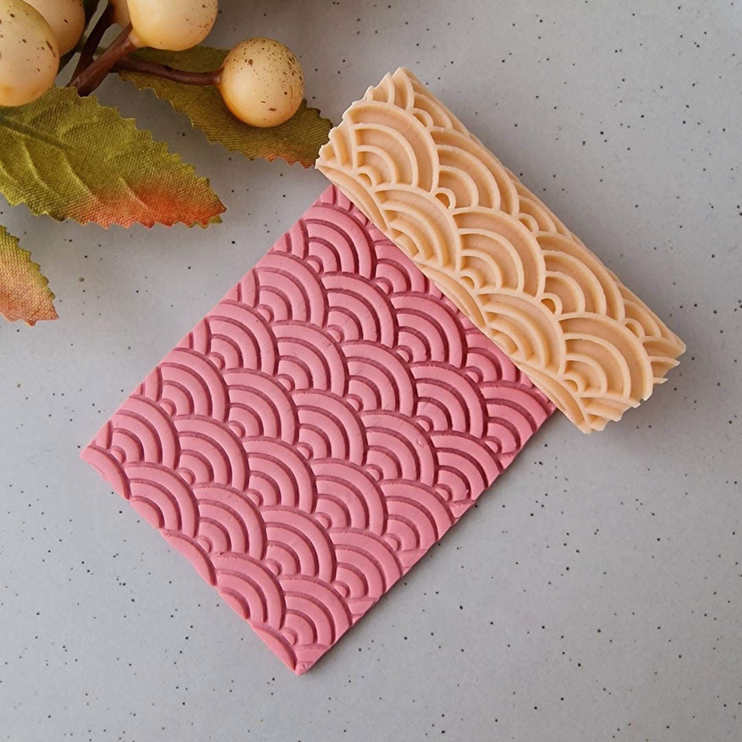 Arches Clay Texture Roller, Rainbow Embosser Roller Clay, Polymer Clay ...