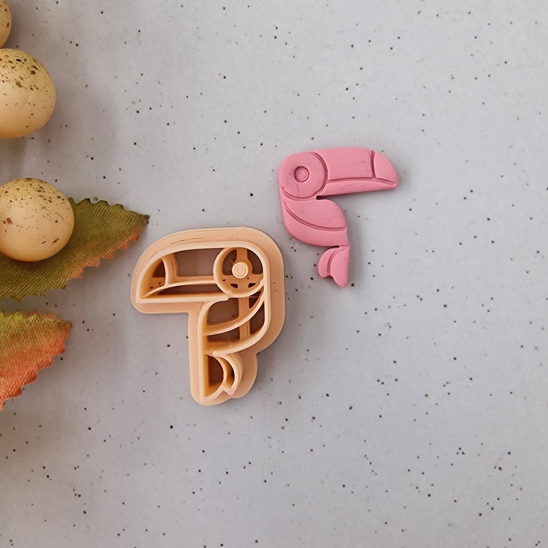 Toucan Polymer Clay Cutter, Bird Animal Clay Cutter, Summer Clay ...