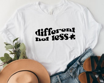 Different Not Less - Etsy