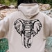 Elephant Hoodie, Elephant Hoodie, Elephant Lover Hoodie, Elephant Art ...