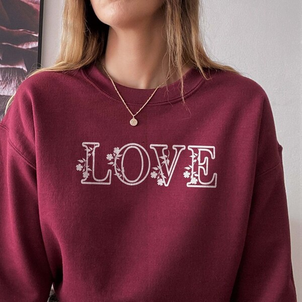 Love Sweatshirt - Etsy