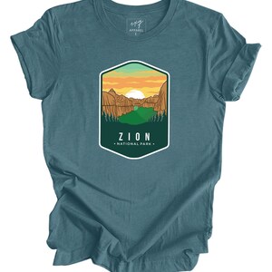Zion National Park T-shirt, National Park Shirt, Zion Shirt, Camping ...