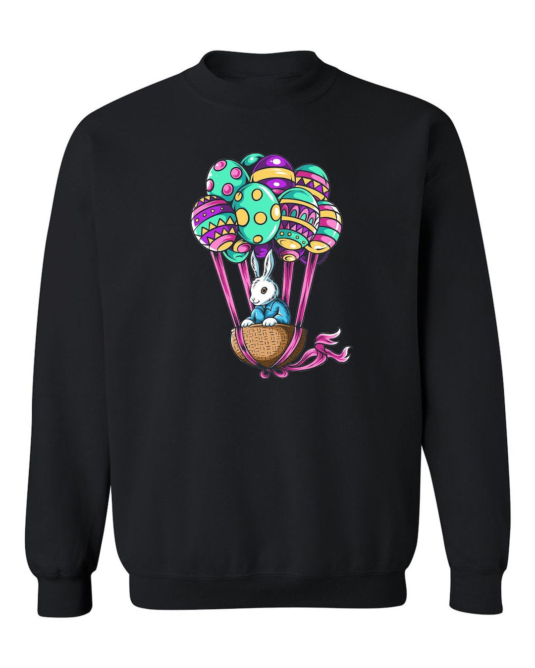 Easter Bunny Sweatshirt, Happy Easter Sweatshirt, Easter Day Sweatshirt ...