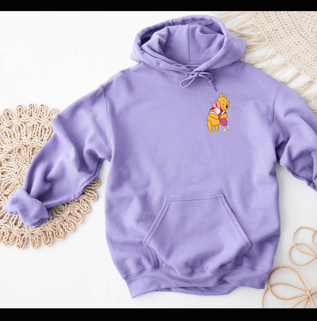 Winnie Piglet Hug Hoodie, Winnie the Pooh Hoodie, Piglet Hoodie, Winnie ...