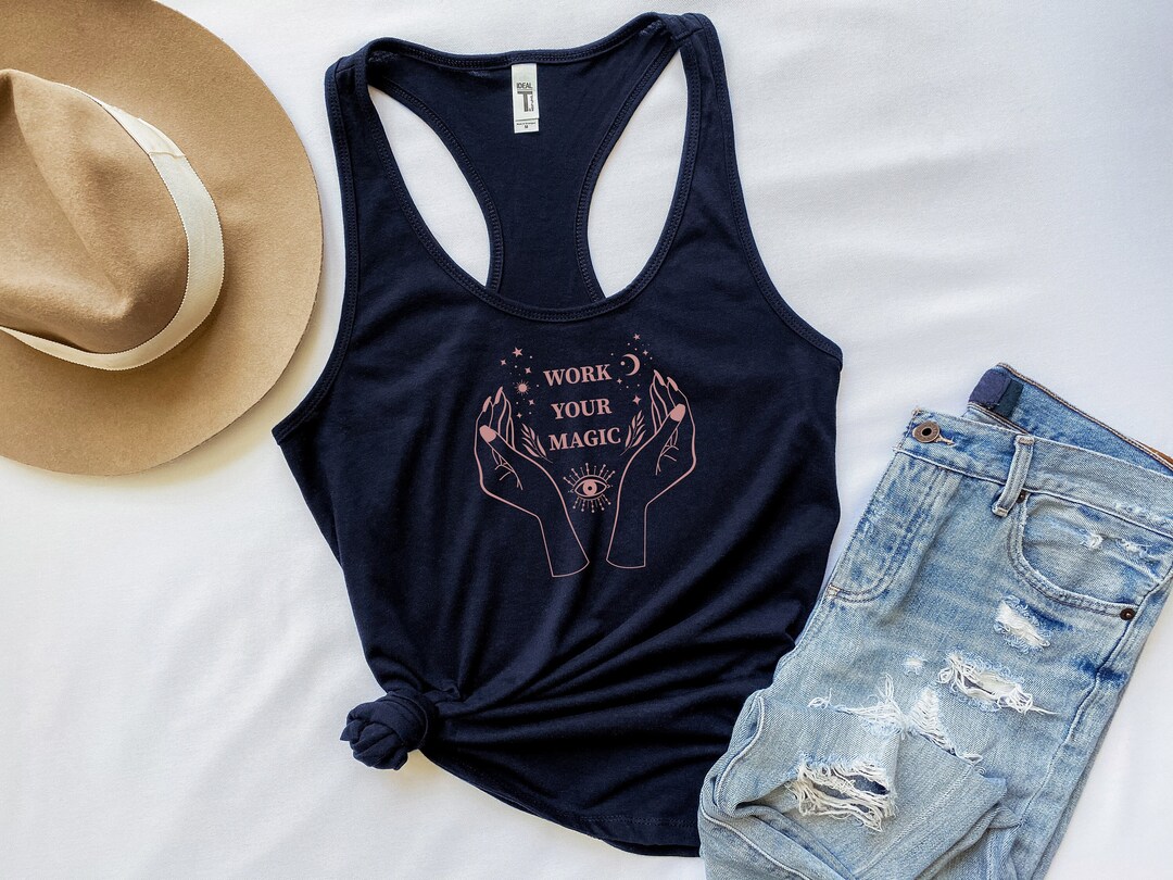 Work Your Magic Tank Top, Magical Tank Top, Magic Tank Top, Crystal ...
