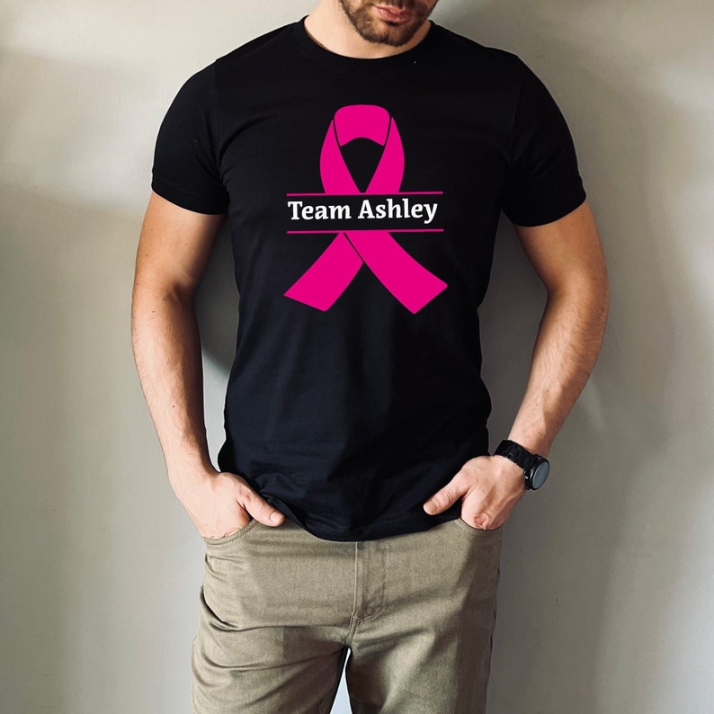 Personalized Cancer Team T-shirt,cancer Support Team Shirt, Cancer ...
