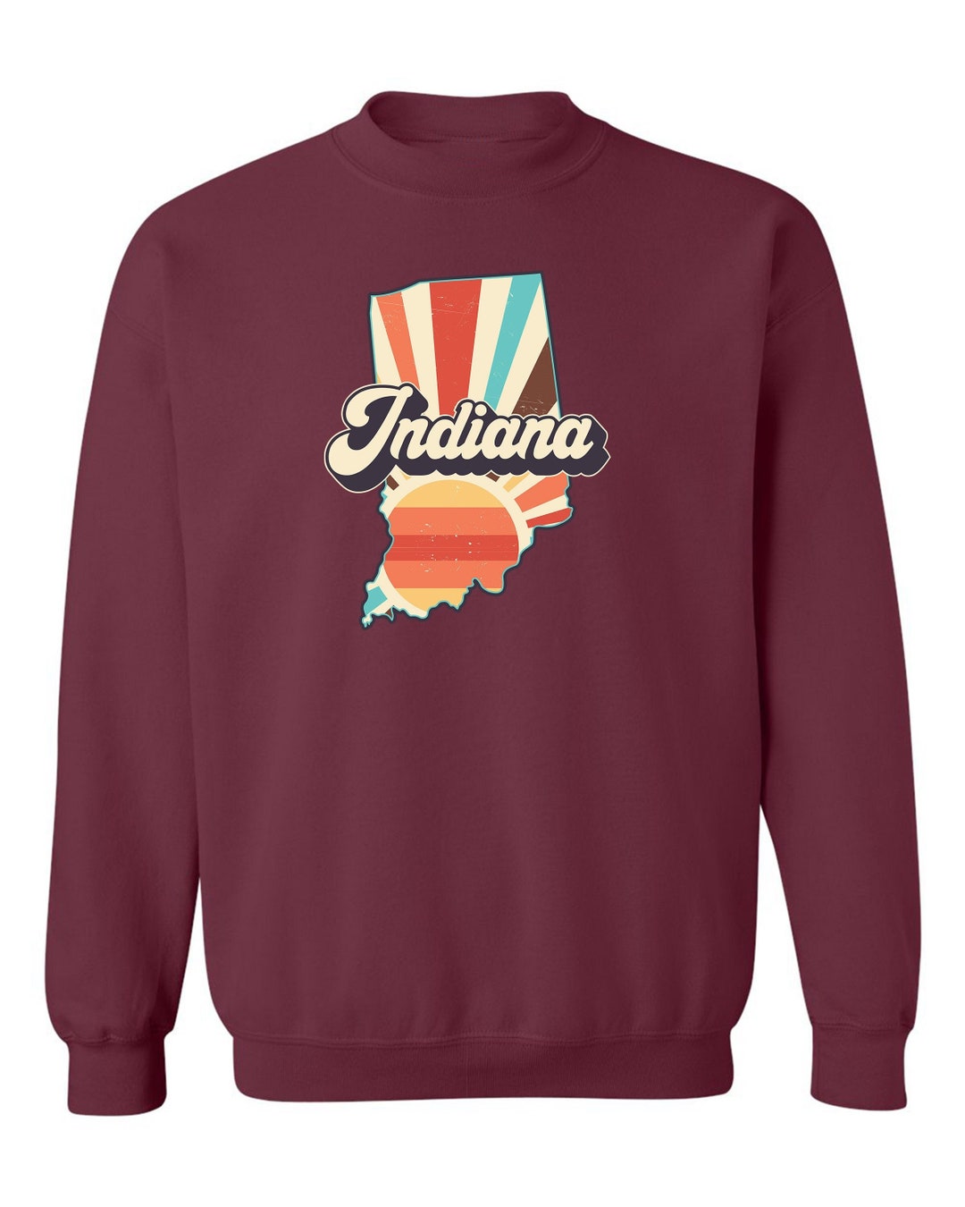 Retro Indiana Sweatshirt, Hoosier Sweatshirt, Gift for Hoosier, the ...