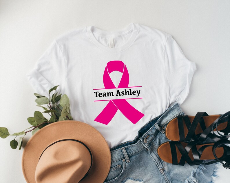 Personalized Cancer Team T-shirt,cancer Support Team Shirt, Cancer ...