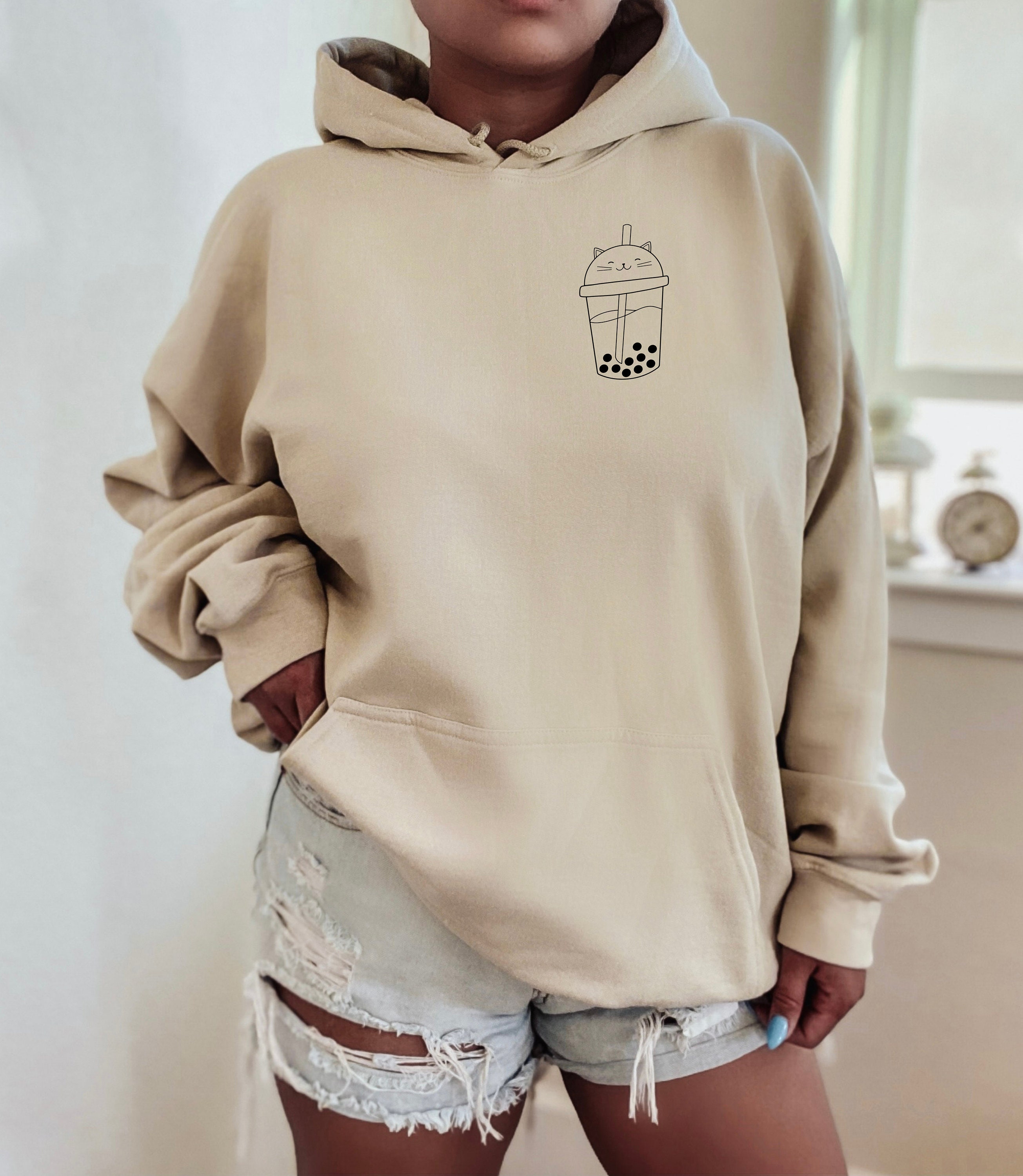 Cat Boba Hoodie Boba Tea Hoodie Frog Boba Hoodie Koala Boba - Etsy