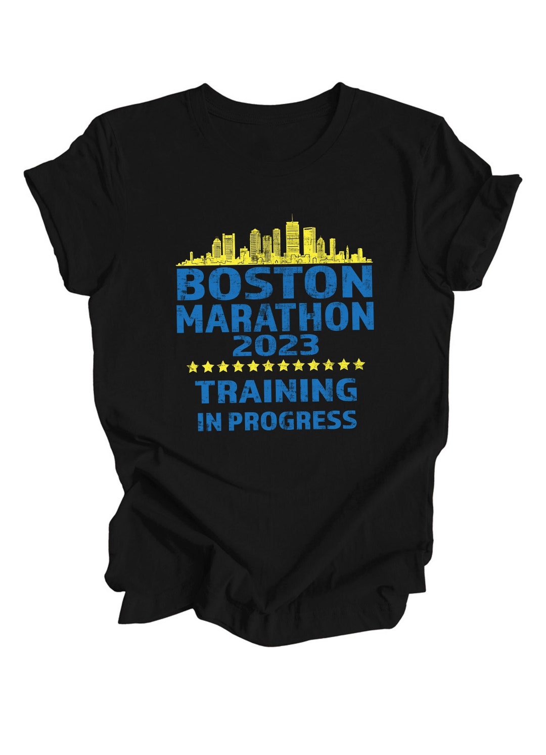 Boston Marathon Shirt, Custom Running T-shirt, Marathon Training Tee ...