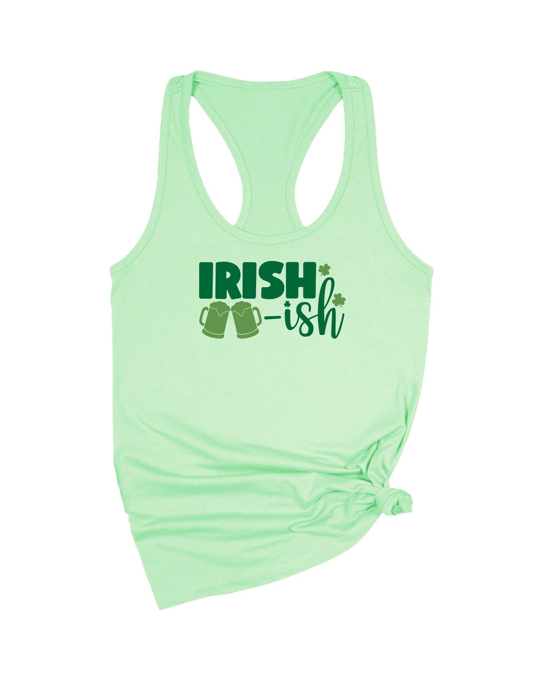 Irish-ish Tank Top, St Patrick's Day Tank Top, St Patty's Day Tank Top ...