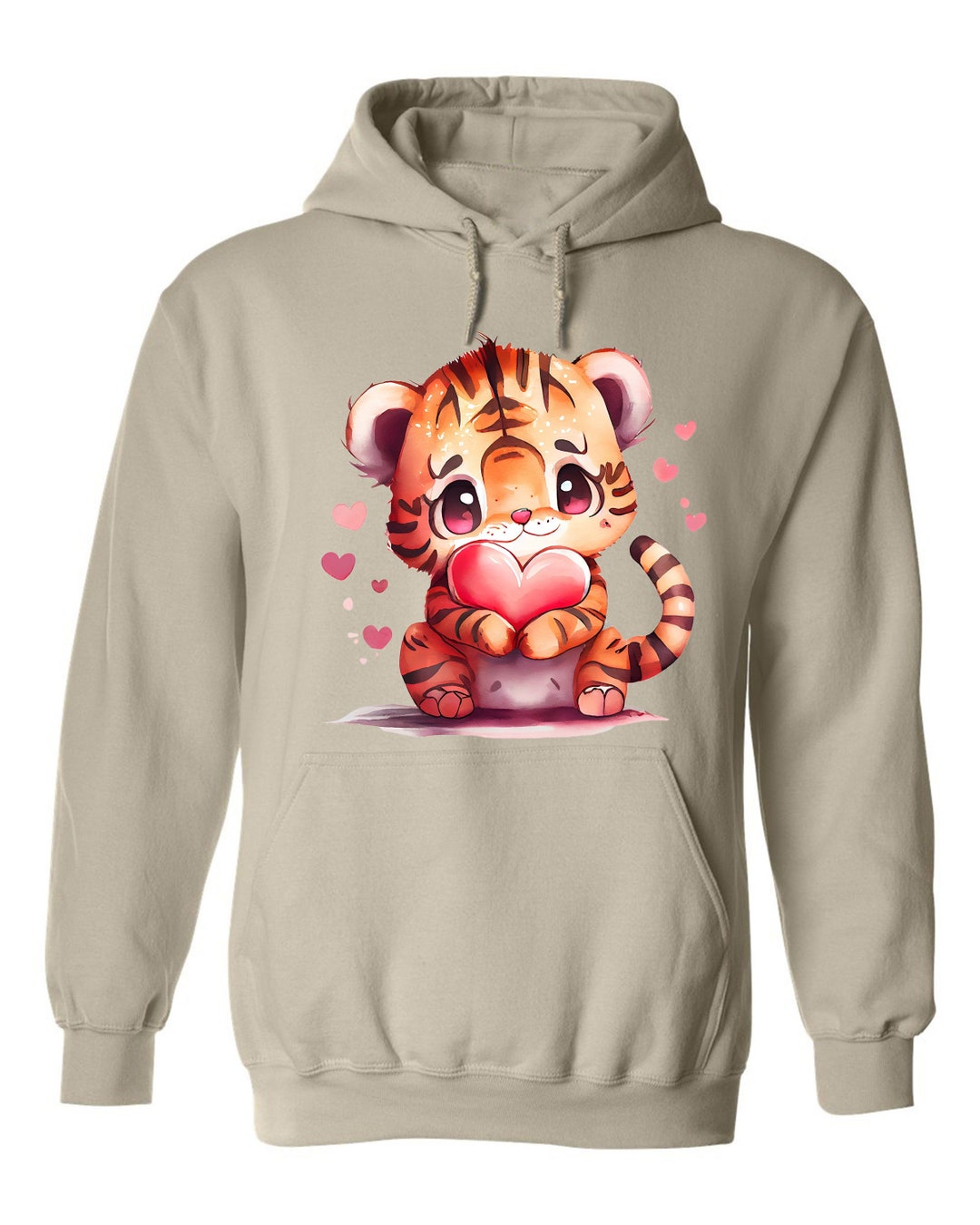 Tiger Hoodie, Tiger Lover Hoodie, Animal Hoodie, Animal Lover Gift ...